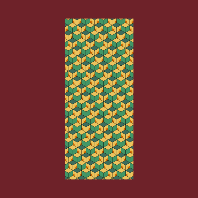 Giyuu Tomioka Pattern - Kimetsu No Yaiba - T-Shirt | TeePublic