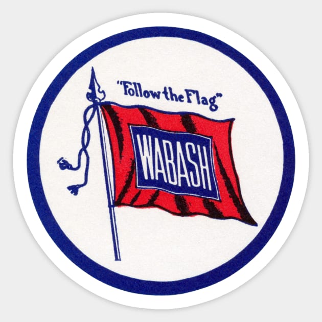 1940s Wabash Railroad - Wabash Railroad - Sticker | TeePublic