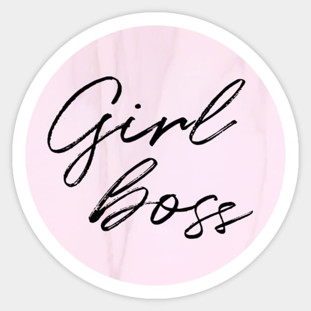 Girl Boss - Girl Boss - Sticker | TeePublic