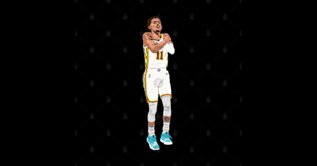 Trae Young Ice Trae - Sports Illustrations Coloring - Trae Young ...
