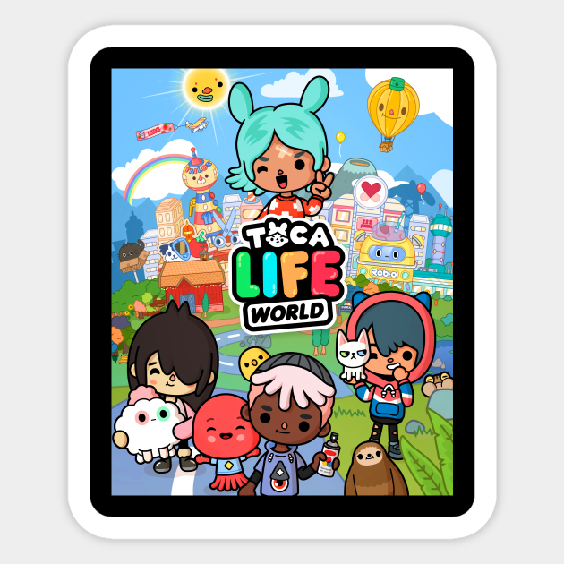 Toca Life World - Toca Boca - Sticker | TeePublic