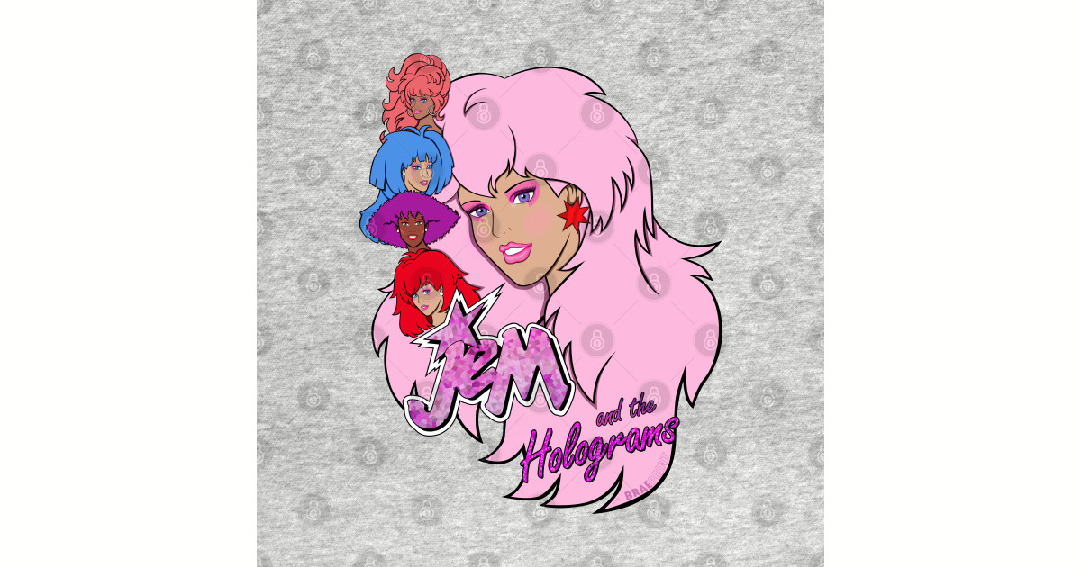 Jem and the Holograms by BraePrint - Jem And The Holograms - Sticker ...