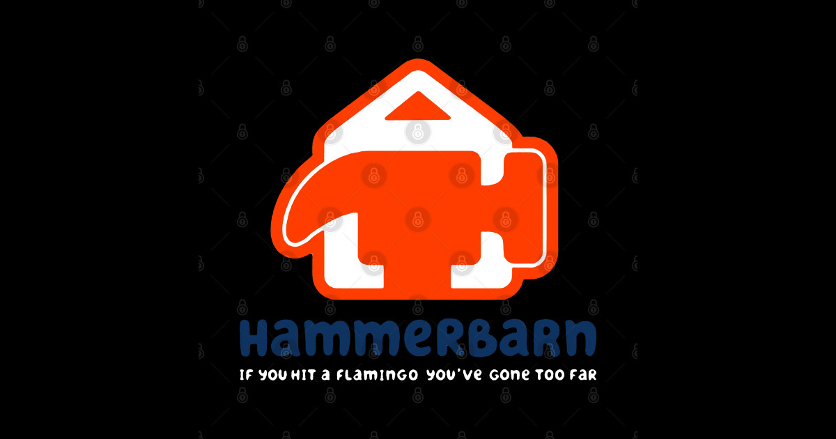 Hammerbarn - Bluey - Sticker | TeePublic
