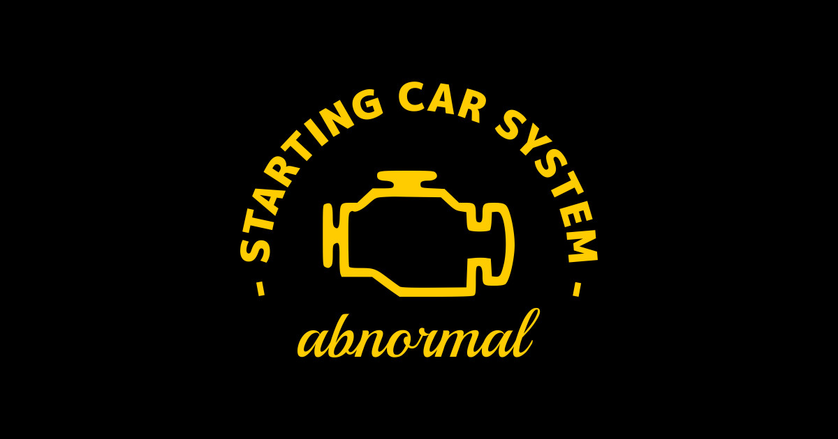 JAN-61 Starting Car System Abnormal Signs - Check Engine Light Symbol ...
