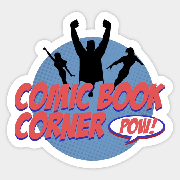 Comic Book Corner Logo - Comic Books - Sticker | TeePublic
