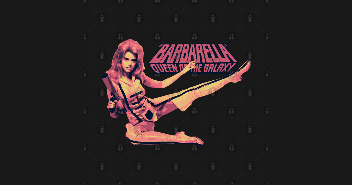 Jane Fonda barbarella Pop Art - Vintage - T-Shirt | TeePublic