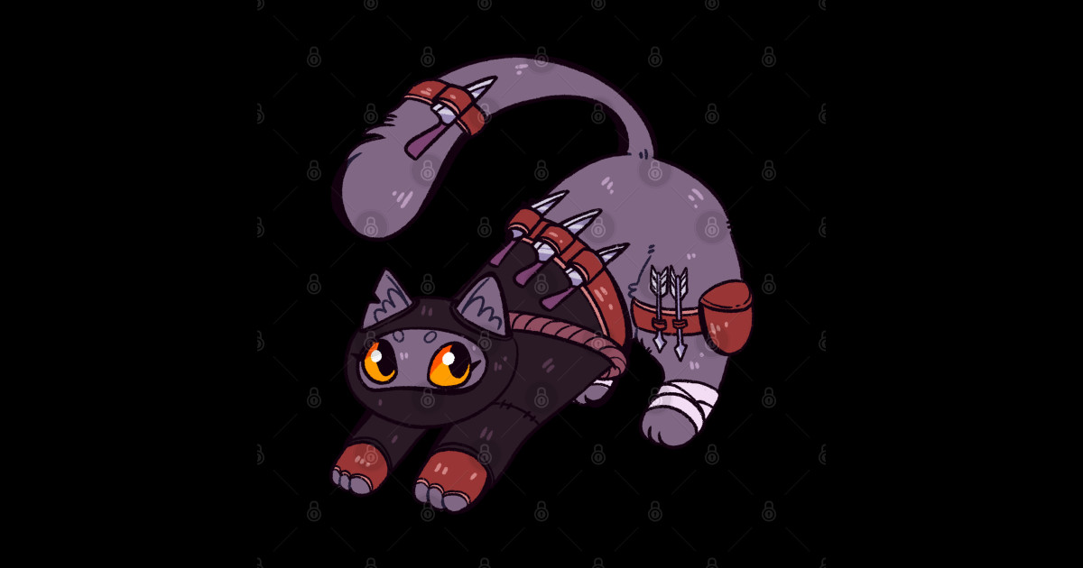 DnD Cats - Rogue - Dnd - Sticker | TeePublic