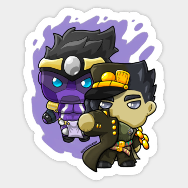 Baby Jotaro and Star Platinum - Anime - Sticker | TeePublic