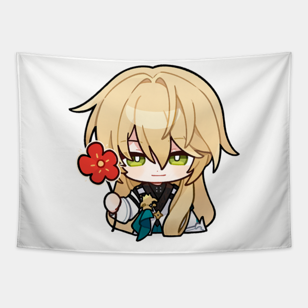 Honkai Star Rail Chibi Luocha - Honkai Star Rail - Tapestry | TeePublic