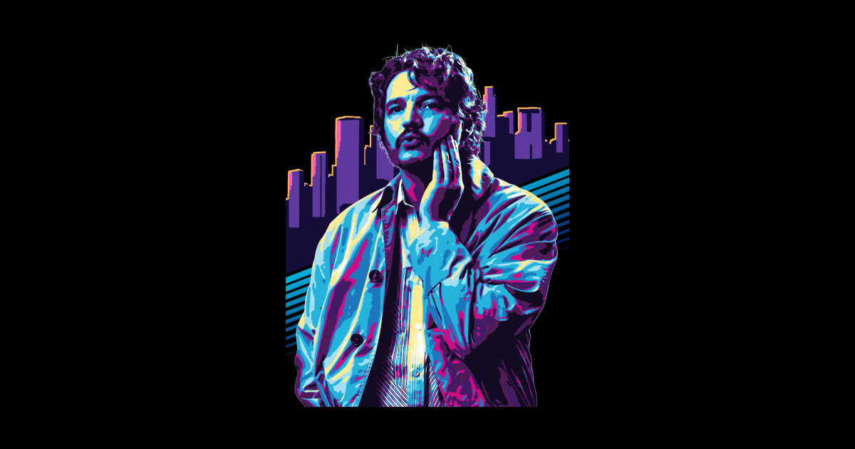 pedro pascal retro - Pedro Pascal - Sticker | TeePublic