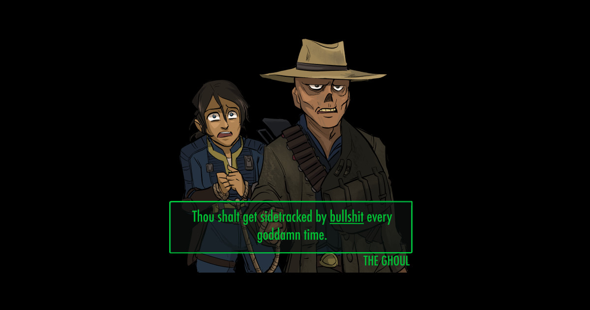 Wasteland Golden Rule - Fallout Amazon - Sticker | TeePublic