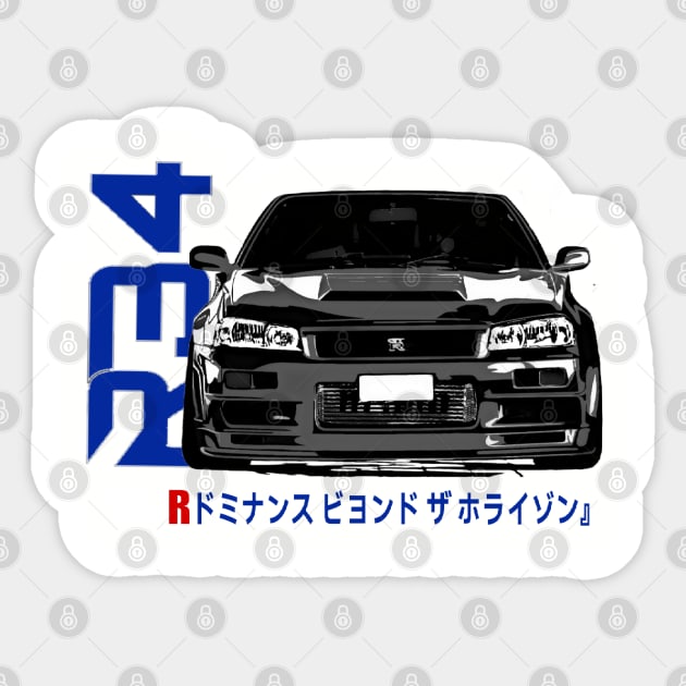 Gtr 34 nismo - Gtr R34 Nismo - Sticker | TeePublic