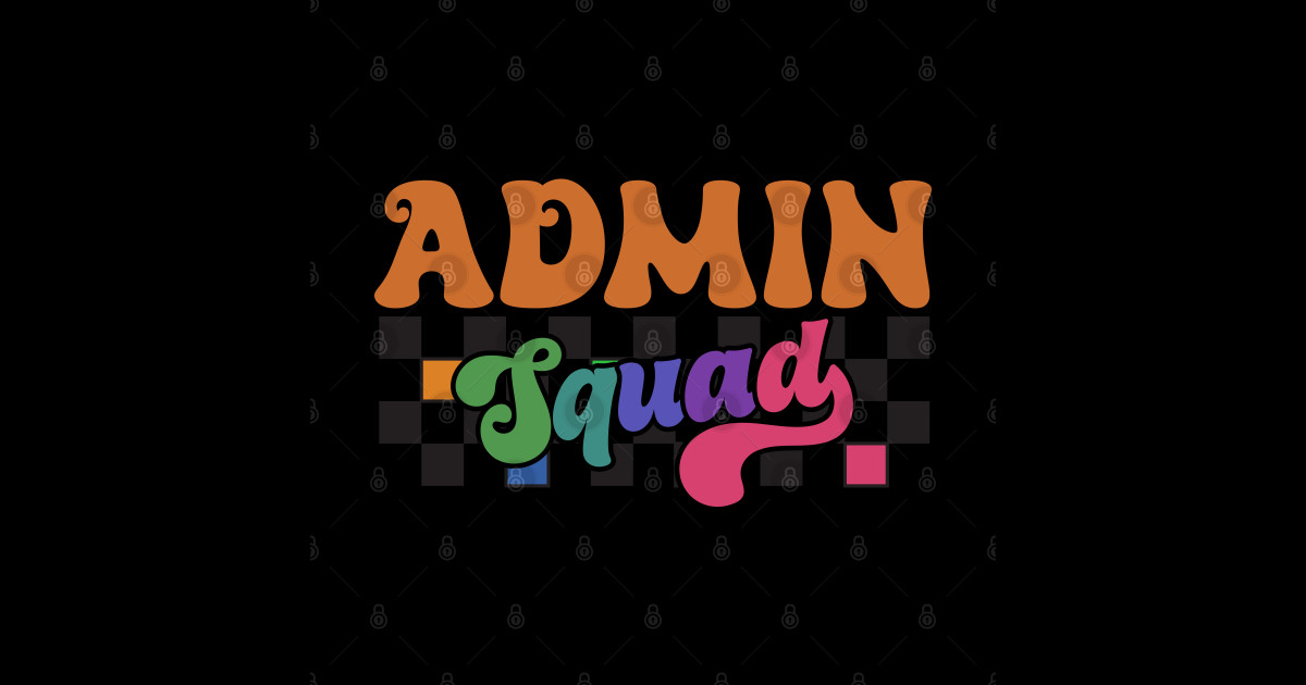 Admin squad - Admin Squad - Sticker | TeePublic