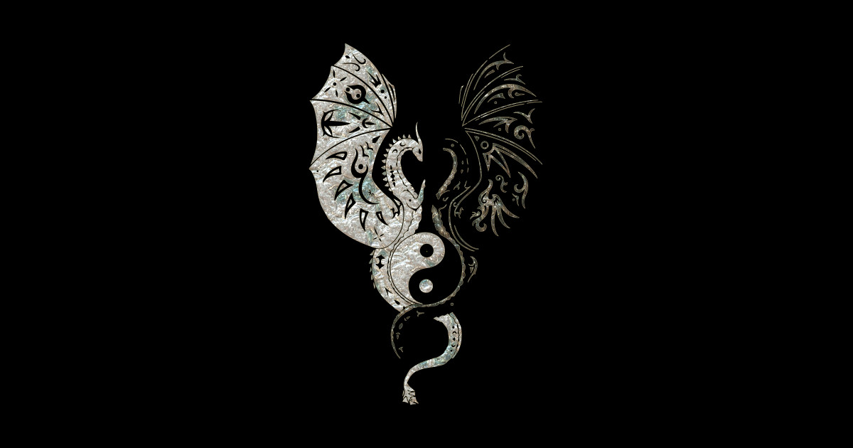 Dragons with the sing yin and yang - Dragons With The Sing Yin And Yang ...