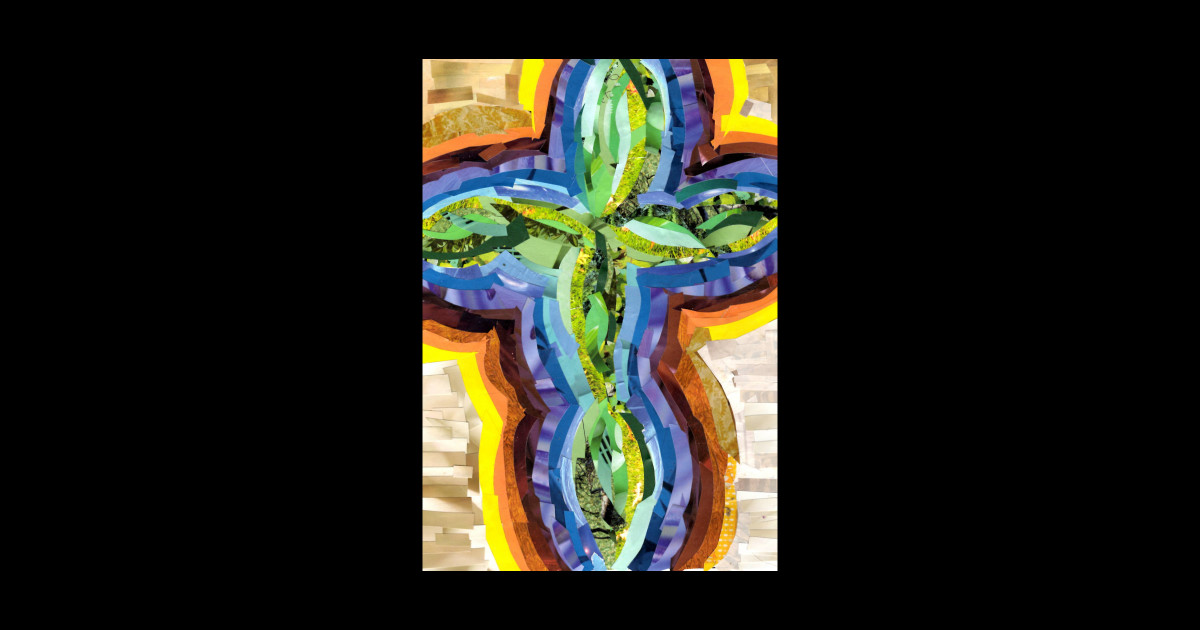 Rainbow Cross - Faith - Sticker | TeePublic