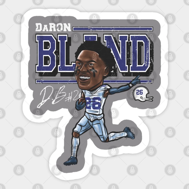 Daron Bland Dallas Cartoon - Daron Bland - Sticker | TeePublic