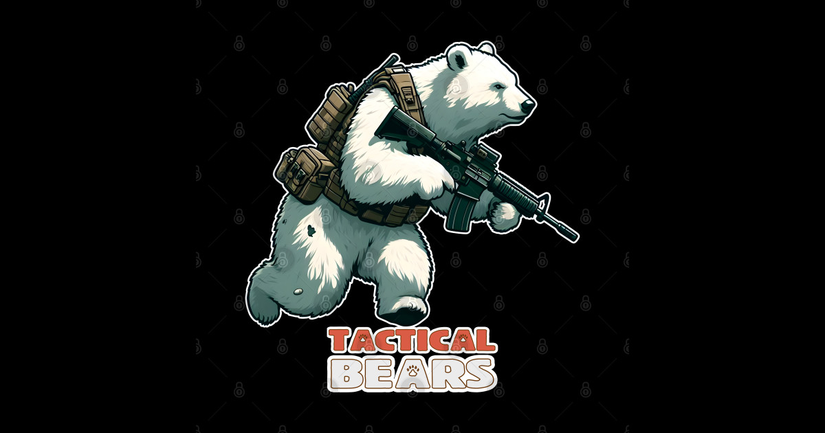 Tactical Bears - Tactical - Pin | TeePublic