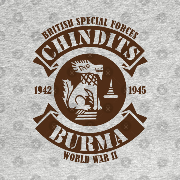 British Special Forces - Chindits - Ww2 Special Forces - T-Shirt ...