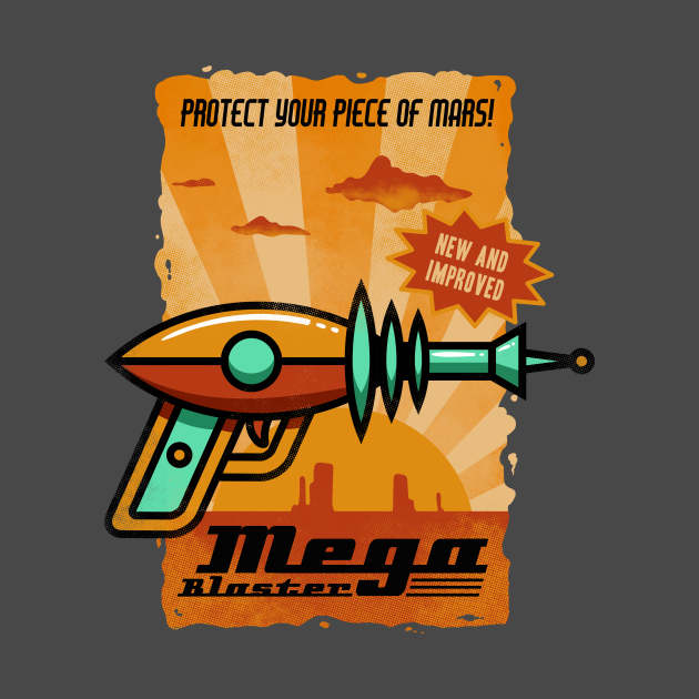 Mega blaster - Sci Fi - T-Shirt | TeePublic