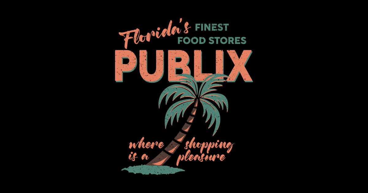 Vintage Publix Florida's Finest Food Stores - Publix - Sticker | TeePublic