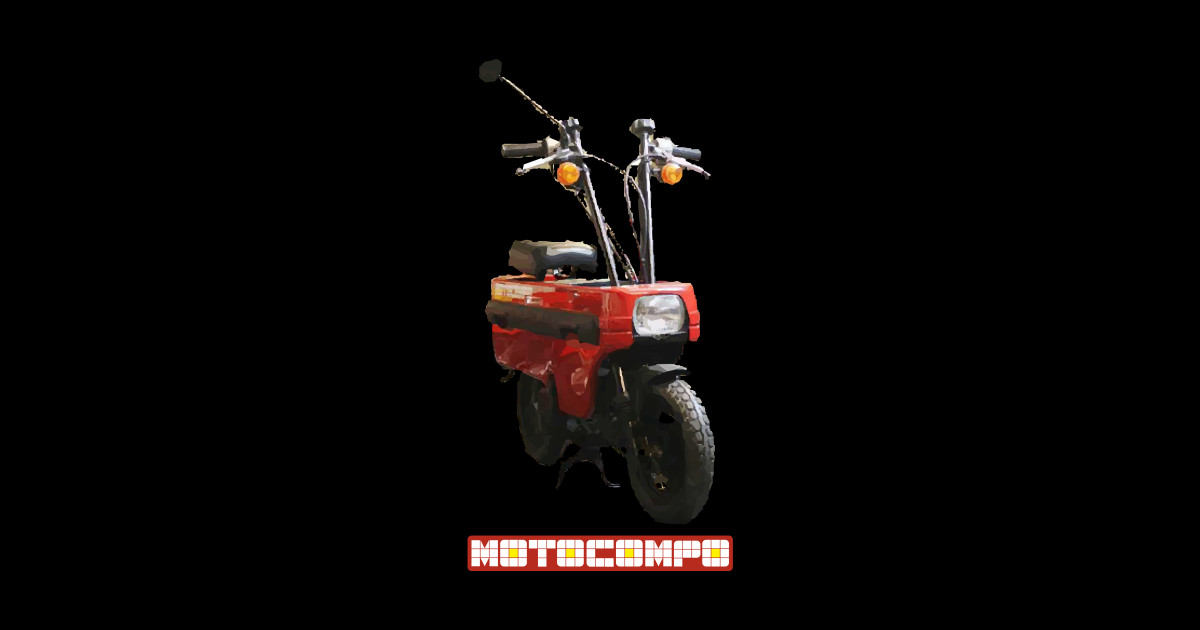 Motocompo Pixelized - Honda - Sticker | TeePublic