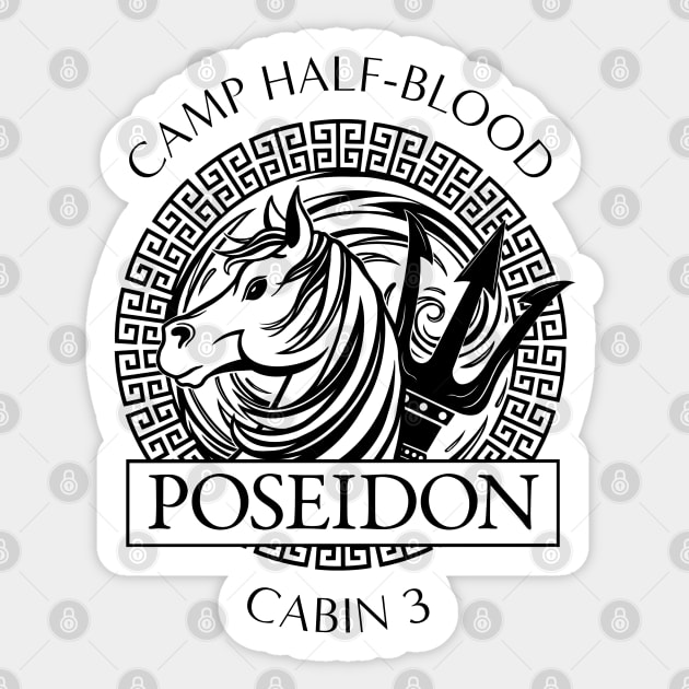 Posiedon Logo - Poseidon - Sticker | TeePublic