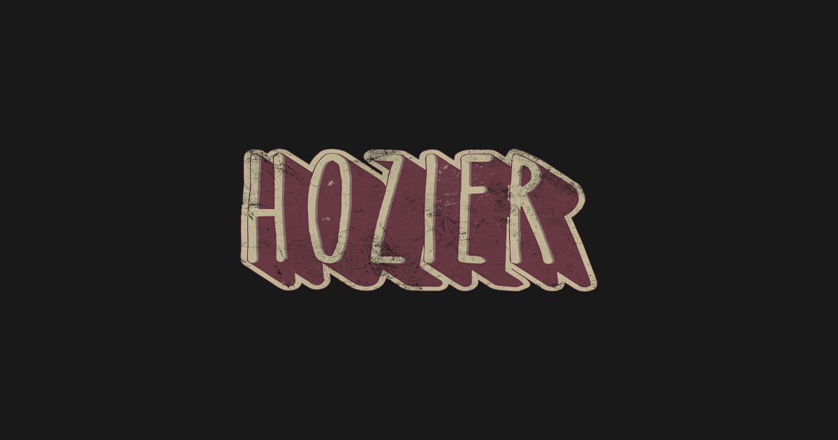 Hozier Vintage Sticker Design - Singer - T-Shirt | TeePublic