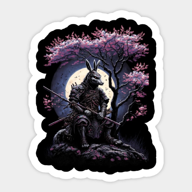 Samurai Bunny - Samurai - Sticker | TeePublic