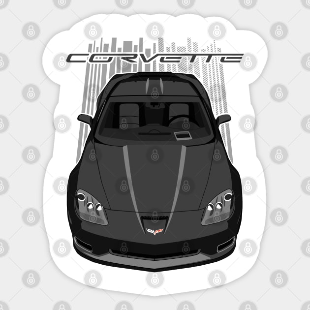 Corvette C6 Z06 - Black - Corvette Z06 - Sticker | TeePublic