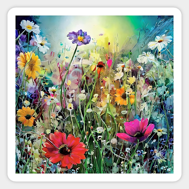 lights and colors - Spring - Sticker | TeePublic