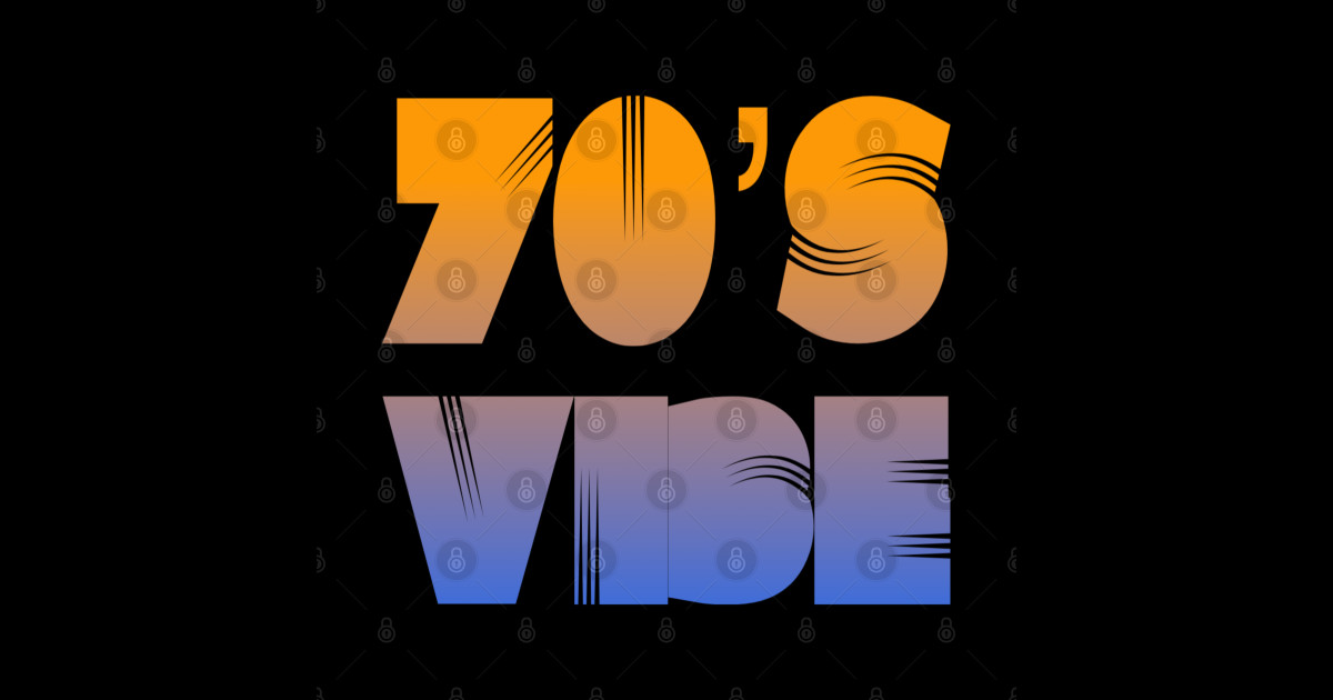 70's Good Vibes Colorful Retro Funky Vibe Design - Good Vibes ...