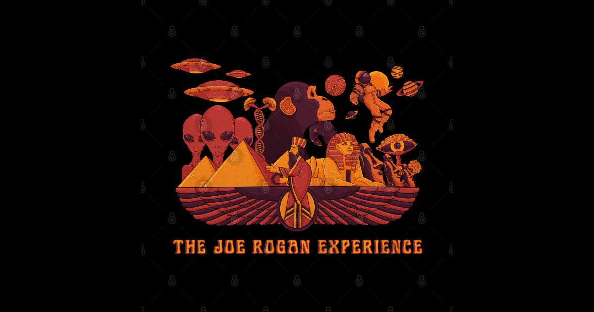 The Joe Rogan Experience - Psychedelic Design - Joe Rogan - Sticker ...