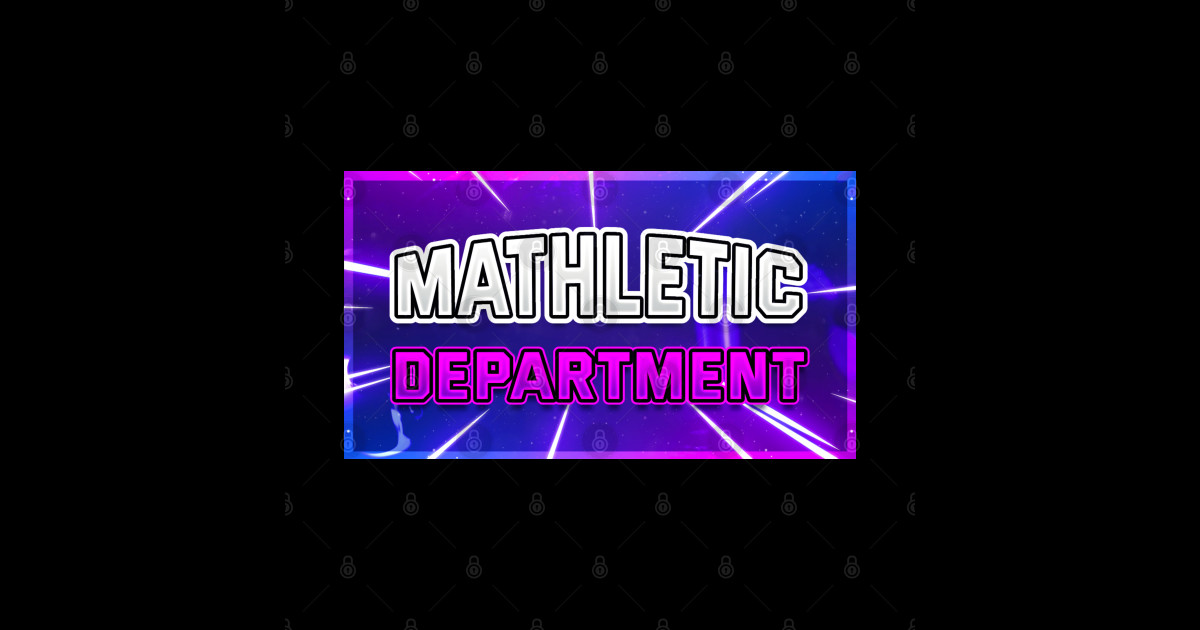 Mathletics Department - Maths - Sticker | TeePublic