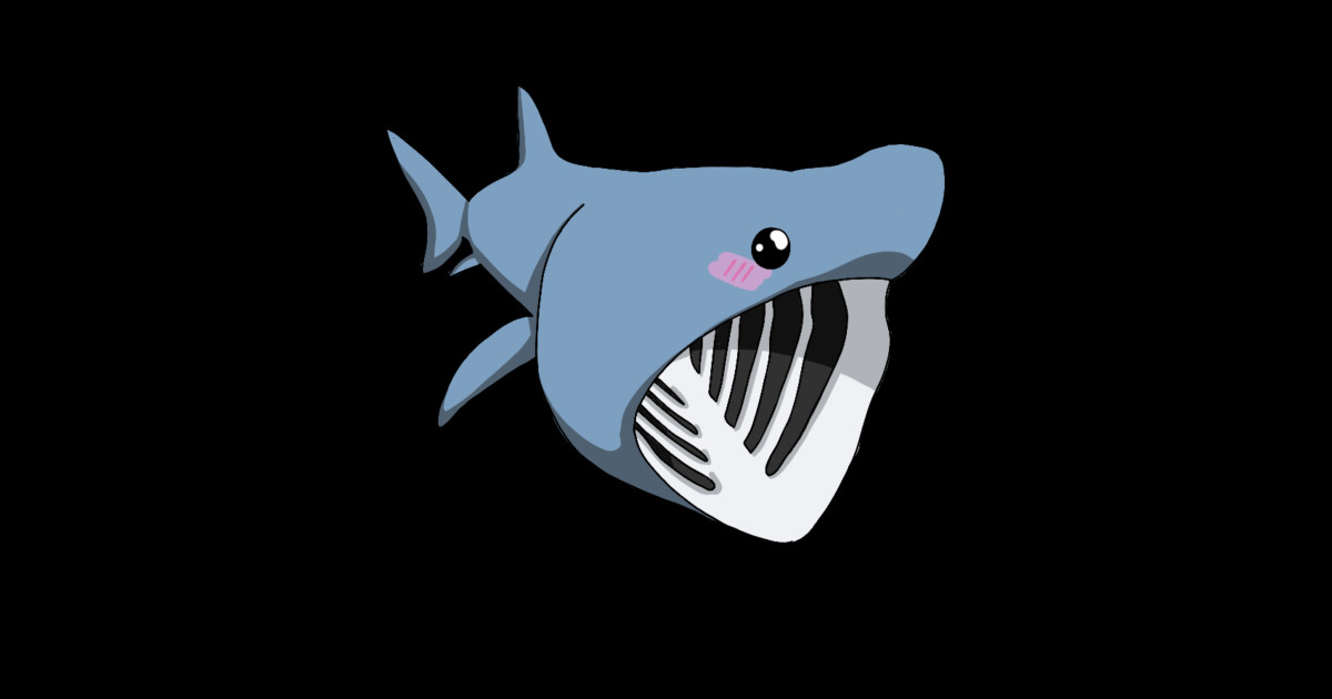 Basking in Your Beauty (Basking Shark) - Basking Shark - Sticker ...