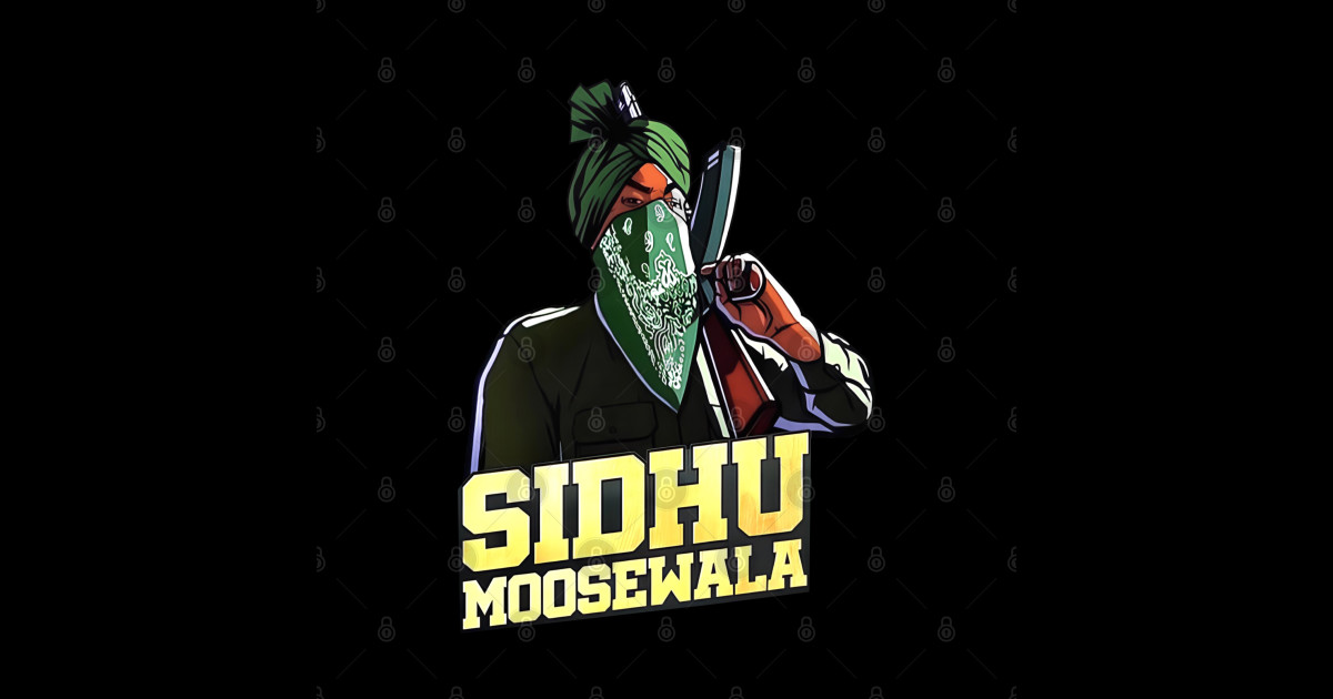Sidhu Moosewala logo - Sidhu Moosewala - Sticker | TeePublic