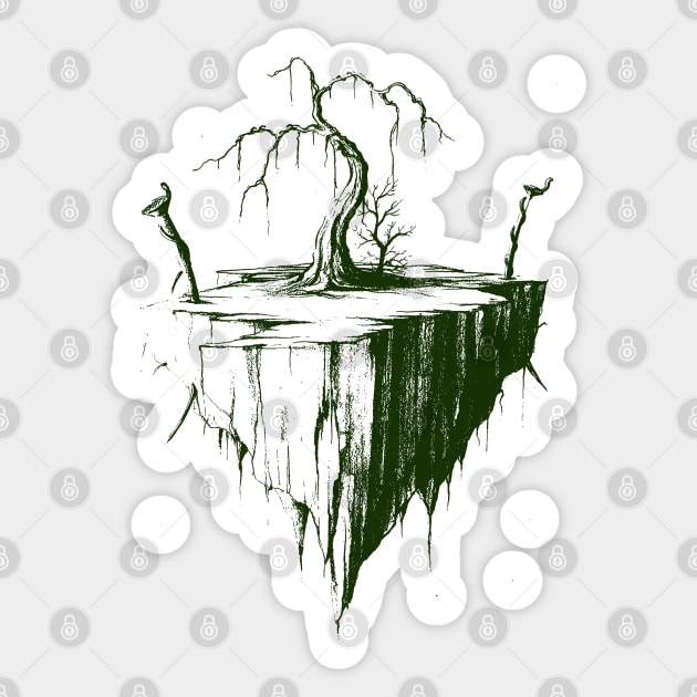 hand draw alone tree graphic design by ironpalette - Hand Draw ...