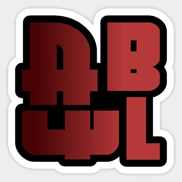 Abel, name, typography - Abel - Sticker | TeePublic