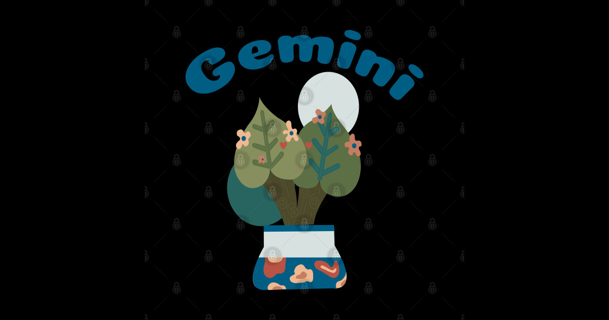 Gemini - Zodiac Lovely Universe tree - Zodiac Symbols - Sticker | TeePublic