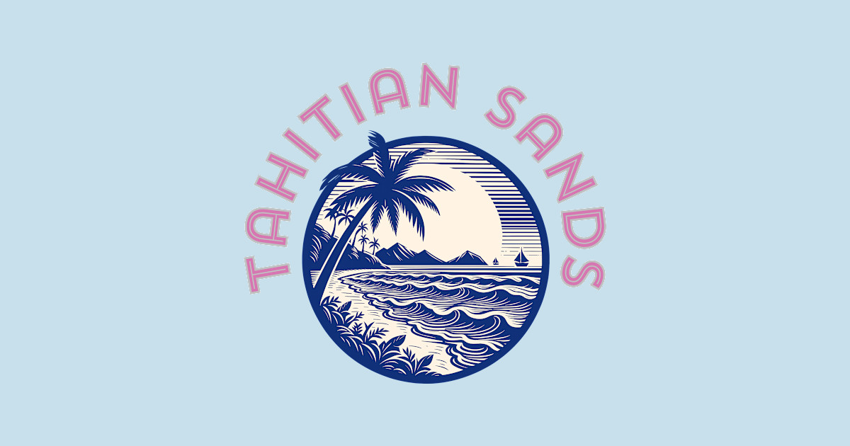 Tahitian sands - Vintage Beach Life Tahiti - T-Shirt | TeePublic