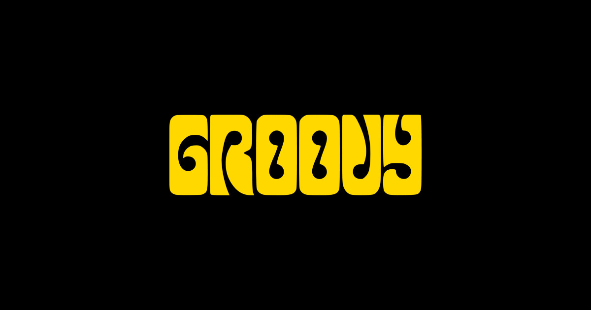 Groovy Yellow - Groovy - Magnet | TeePublic