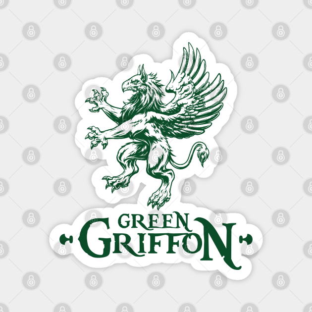 The Green Griffon Green Griffin Dungeons And Dragons Dungeons And Dragons Magnet Teepublic