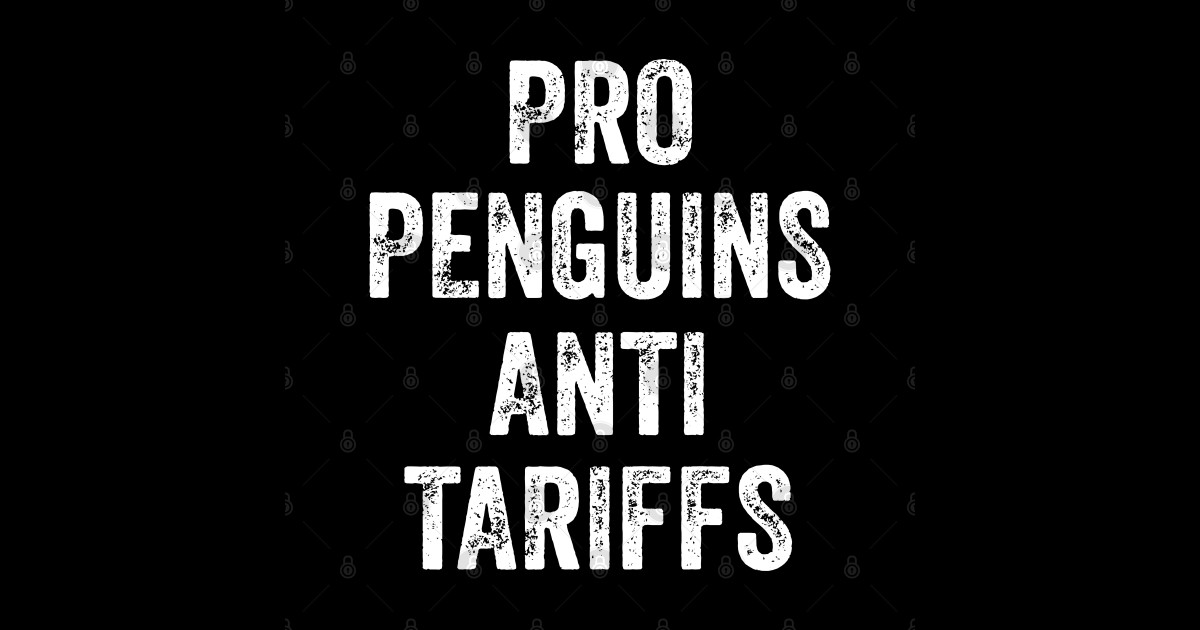 Pro Penguins Anti Tariffs - Penguin Tariffs - Anti Tariffs - Sticker ...