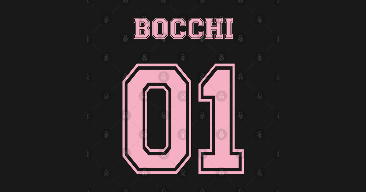 BOCCHI THE ROCK: 01 BOCCHI FRONT AND BACK PRINT - Bocchi The Rock - T ...