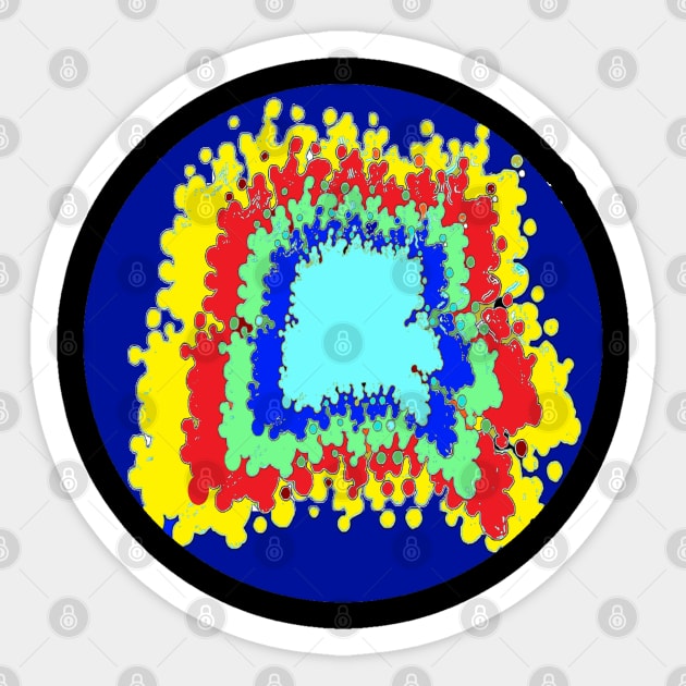 Graffiti Target Splash - Graffiti - Sticker | TeePublic