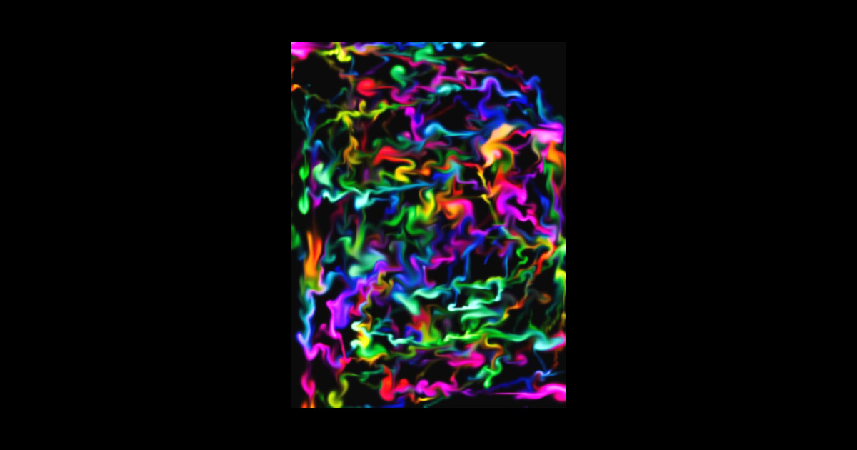 Psychedelic Acid Rainbow Swirls - Rainbow - Posters and Art Prints ...