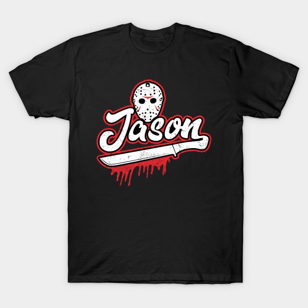 Jason Voorhees Logo - Jason Voorhees - T-Shirt | TeePublic