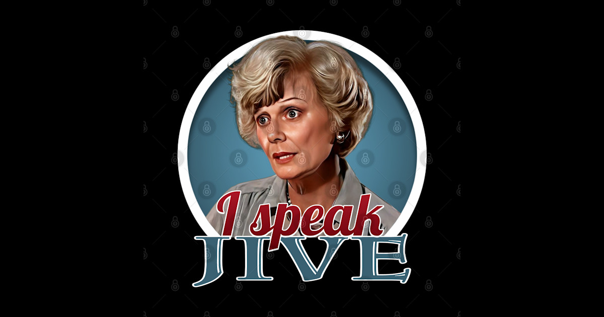 Airplane - I Speak Jive - I Speak Jive - Sticker | TeePublic