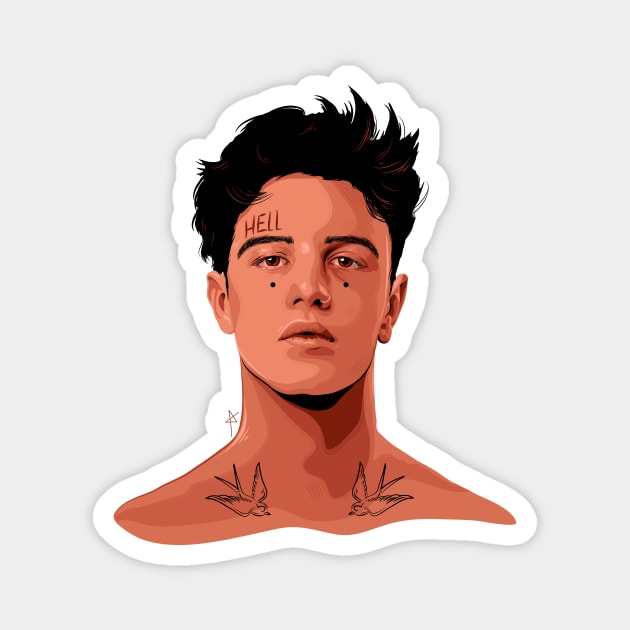 Hell Bird - Tattoo Style - Magnet | TeePublic