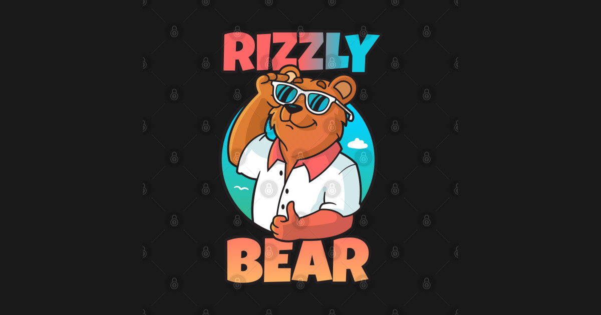 Rizzly Bear - Rizz - T-Shirt | TeePublic