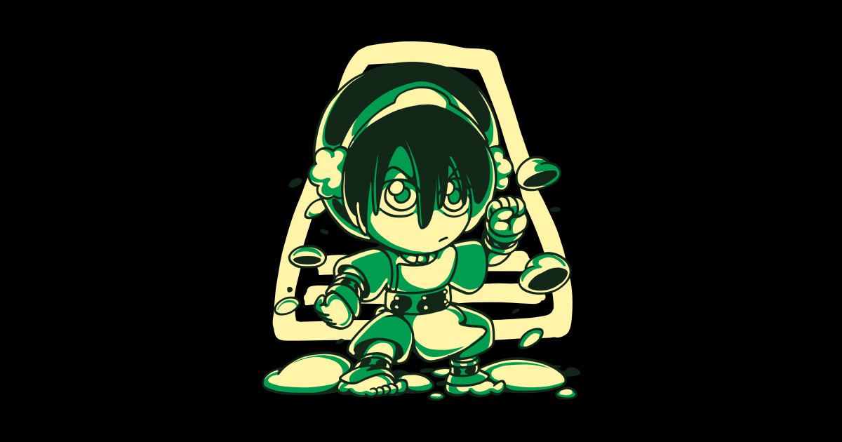 Cute Earthbender - Toph Beifong - Posters and Art Prints | TeePublic